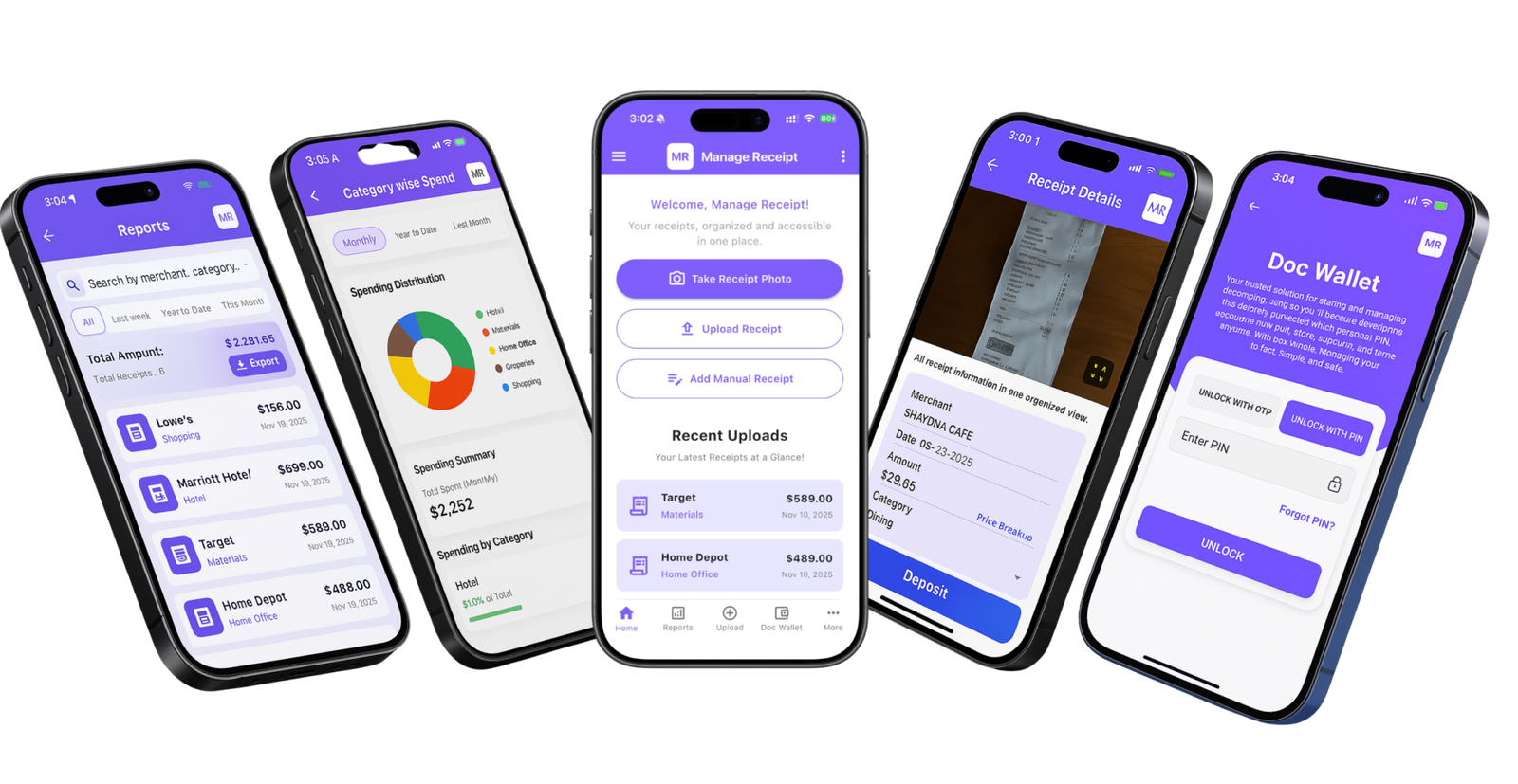 Manage Receipt App - AI Receipt Scanner & Expense Tracker